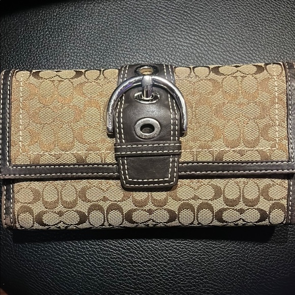 Coach | Bags | Coach Long Monogram Wallet | Poshmark